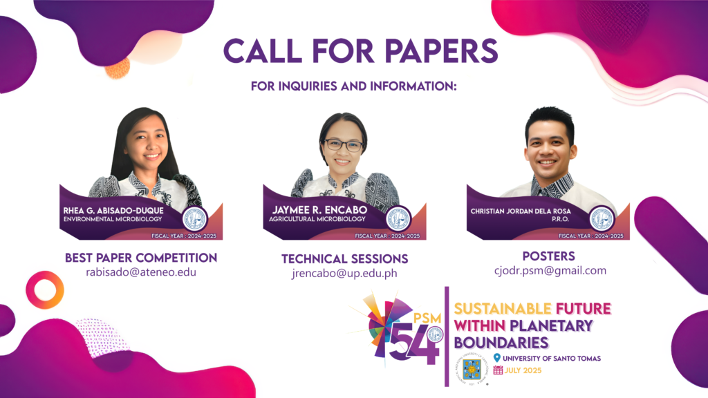 PSM 54 : CALL FOR PAPERS (Updated Deadline - Jun 1, 2025) – PSM